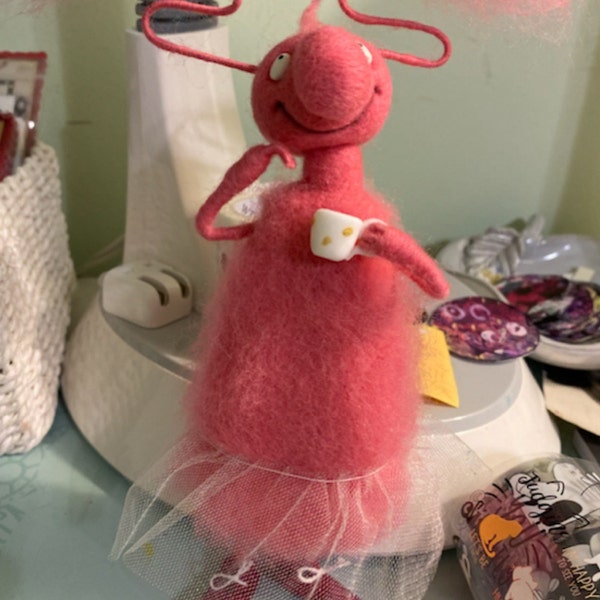 Needle Felted Fleas, Bugs, Fantasy, Felting Aliens, Creatures Wool ...