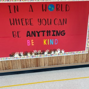 Teacher Ready Made Bulletin Board Be Brave Be Kind Be a Friend | Etsy