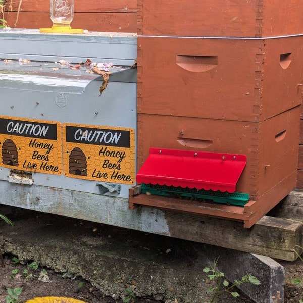 Beehive Rain and Snow Visor | Awning for Beehive | Snow and Rain ...