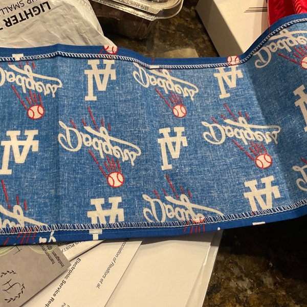 Dodgers Table Runner /MLB Table Runner/la Fan Kitchen Decor/sport Table ...