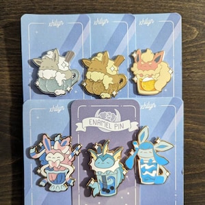 Eeveelution Full Set Pins - Etsy