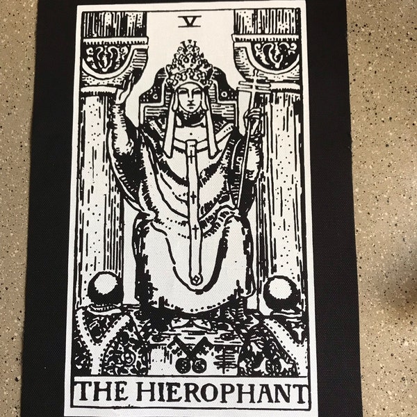 The Tower Tarot Card Back Patch // Tarot Patch // Tarot Backpatch ...