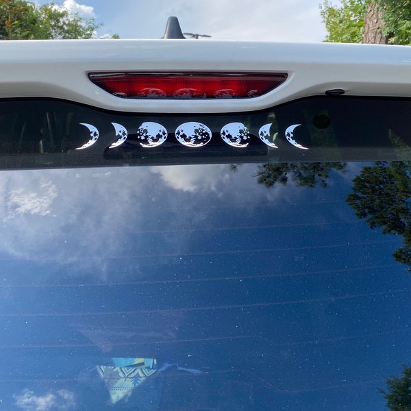 Moon Cycle Car Decal, Lunar Cycle, Astronomy Decal, Moon Sticker ...