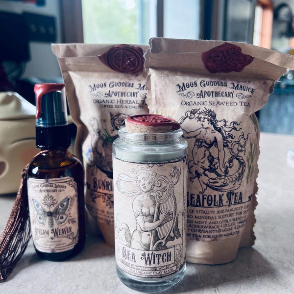 Witches Brew...organic Herbal Loose Leaf Tea, Caffeine Free Ritual Tea ...