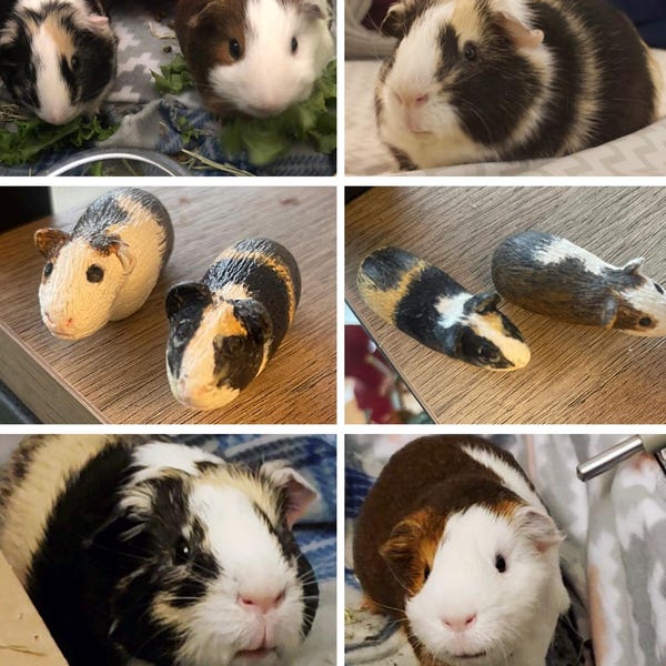 Rat Miniature Sculpture, Realistic Rat, Polymer Clay Rat Figurine ...