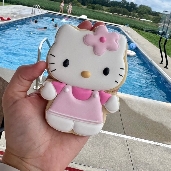 Hello Kitty Decorated Cookies - Etsy