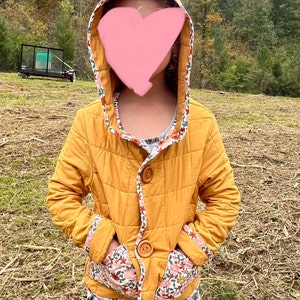 Quilted Hooded Tamarack Style Jacket PDF Pattern / Digital Sewing ...