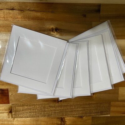 5 Handmade Trifold Square Aperture Cards - Etsy