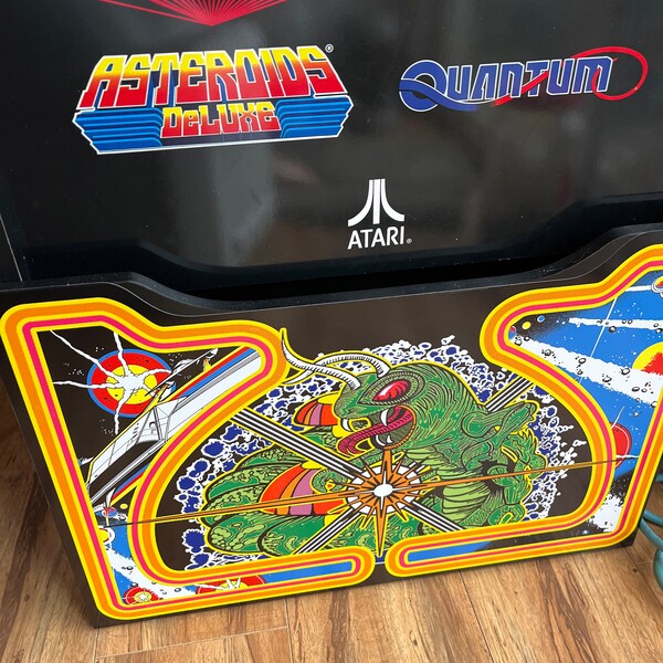 12 in 1 Asteroids and Centipede Arcade 1up Cabinet Riser Graphic Decal ...