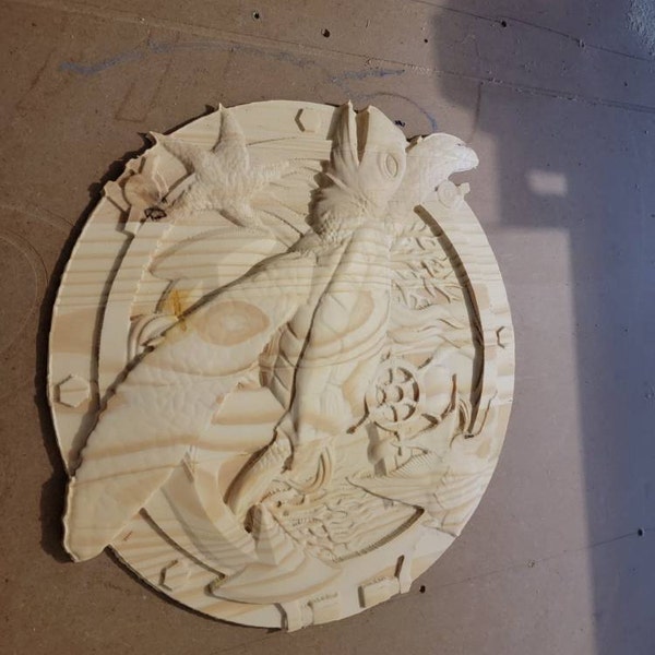 Sea Turtle, 3D Stl Model 10208, for CNC Router Engraver, Carving ...