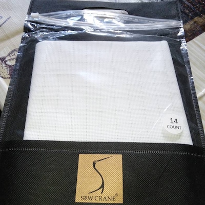 12 Count Aida Cloth Cross Stitch Embroidery Fabric, White - Etsy