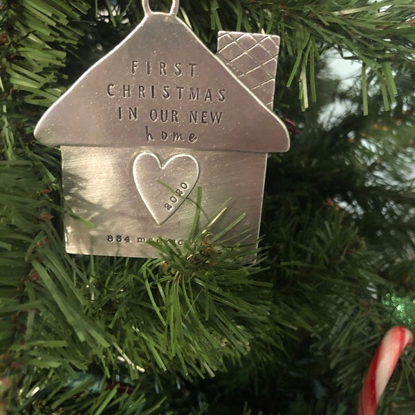 Personalized First Home Ornament - New Home Ornament - Housewarming ...