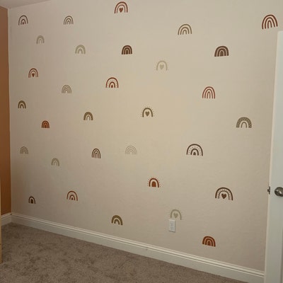Rainbow Decals Removable Wall Stickers, Rainbow Nursery, Kids Room Wall ...