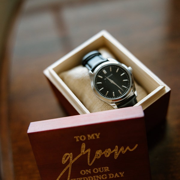 Engraved Mens Watch, Watches for Mens, Personalized Watch, Gift for Him ...