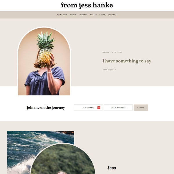NEW Primrose Blogger/blogspot Theme Fully Responsive Blogger Template Trendy and Modern - Etsy