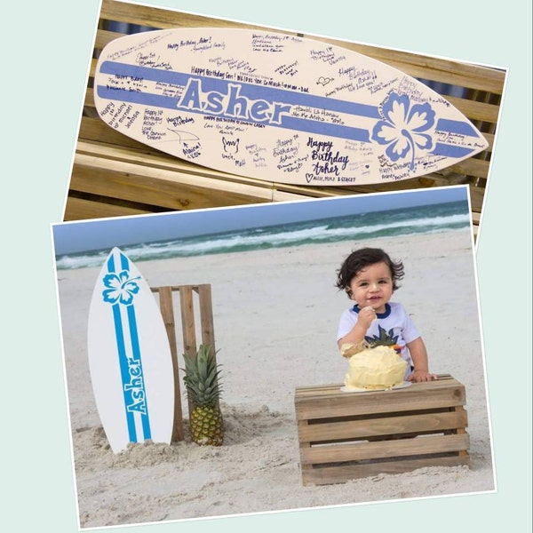Personalized Wooden Surfboard Photography Prop - Etsy