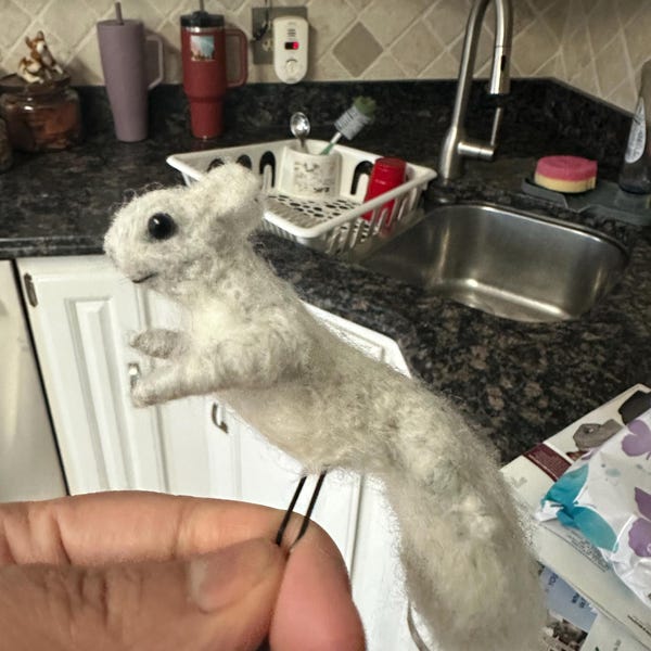 Bobby Pin With a Needle Felted Rat, Wool Hairpin - Etsy