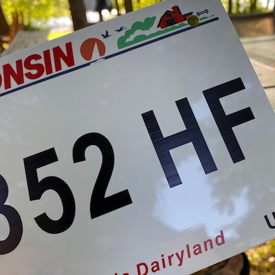Wisconsin ATV / UTV State Engraved License Plates Ships Today A 2023 1 ...