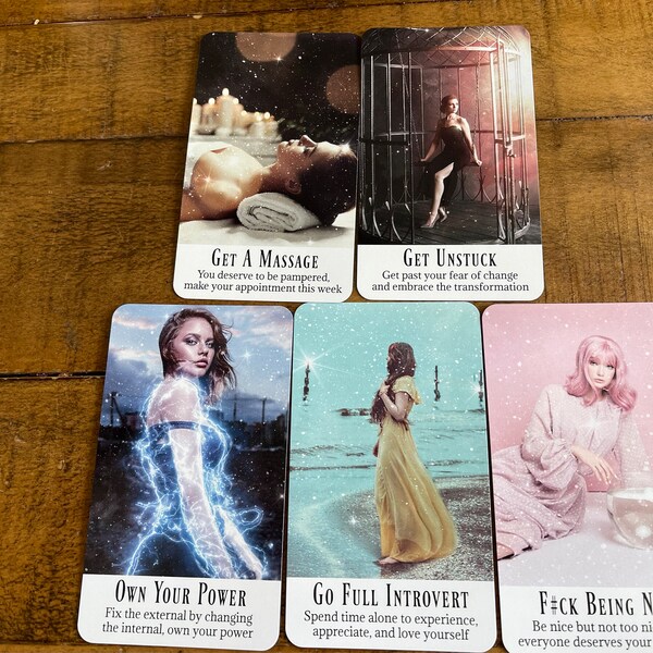 PRACTICAL Self-care Oracle Deck (78 Cards) - Etsy