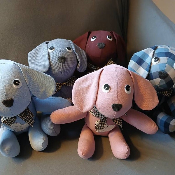 Memory Dog/puppy/stuffed Animal/custom Made/from Shirt/in Memory Of ...