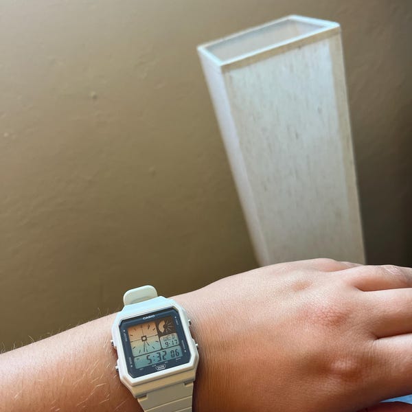 Custom Black Casio F91W Inverted Screen Mod - Etsy