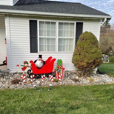 All-weather Large Elegant Red Sleigh - Etsy