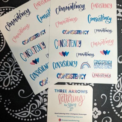 BE CREATIVE Sticker Sheet - Etsy