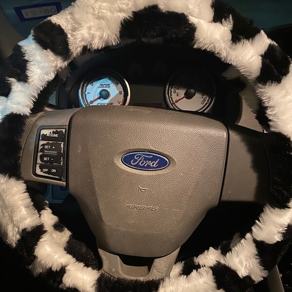 Fuzzy Car Accessories, Steering Wheel Cover, Gear Shift Knob Cover ...