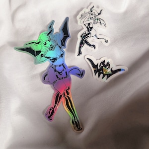 Vinyl Holographic Succubus Sticker - Etsy