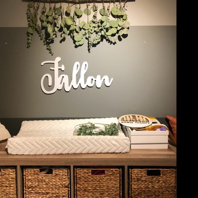 Personalized Name for Above Crib, Wooden Name Sign, Nursery Decor Wood ...