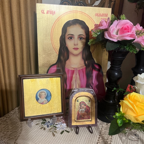 Jesus Christ With the Sacred Wound of the Shoulder Religious Icon a ...