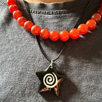 Spiral Star Clay Charm Necklaces, Earrings, Keyrings, Phone Charms and ...