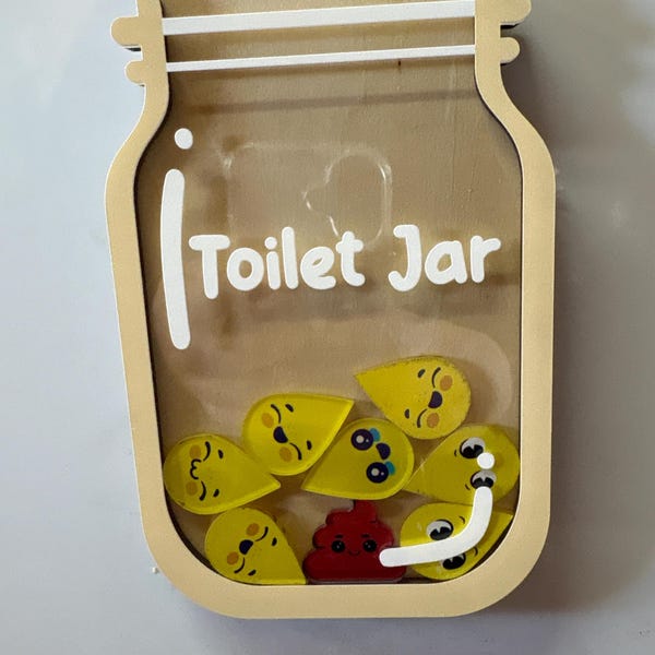 Potty Training Reward Jar, Kids Toilet Reward, Poo Tokens, Potty Jar ...
