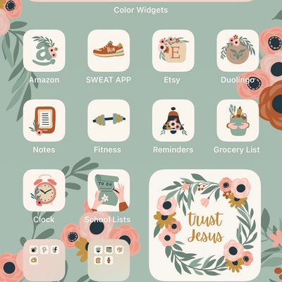 Hand Drawn App Icons, Ios Icons, iPhone Icons, Handdrawn Ios 14 Icons ...