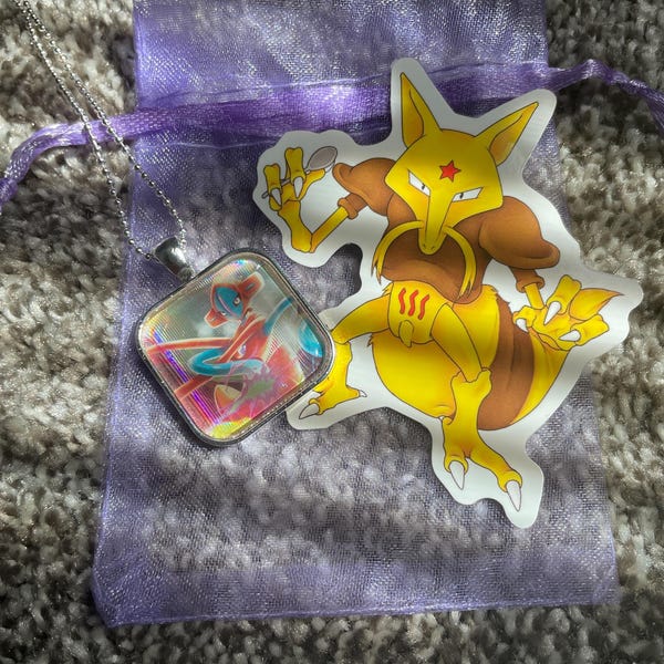 Upcycled Pokemon Stickers - Set of 12 - Pokemon Card Stickers - Pokemon ...