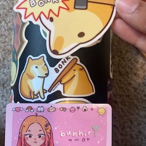 BONK Dog Meme Stickers - Etsy