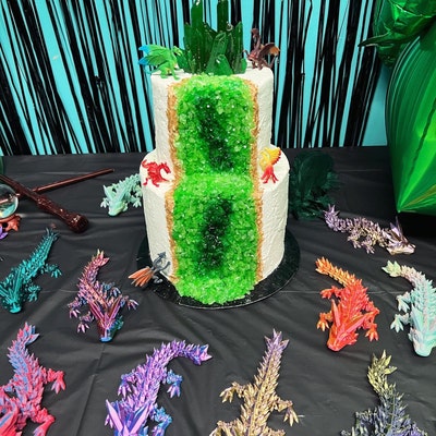 Punk Dragon Fidget Toy 3D Printed Articulated Dragon - Etsy