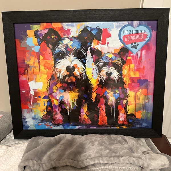 Vincent Van Gogh Starry Night Tabby Cat Framed Wall Art, Optional ...