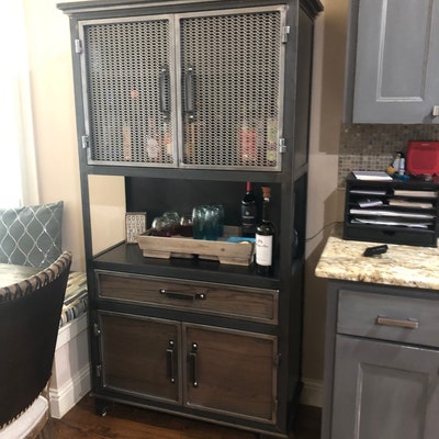 Anvil Bar & Beverage Cabinet With Drawers Liquor Beverage Station ...