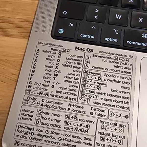 Word/excel (for Windows PC) Keyboard Shortcut Sticker - No-residue ...