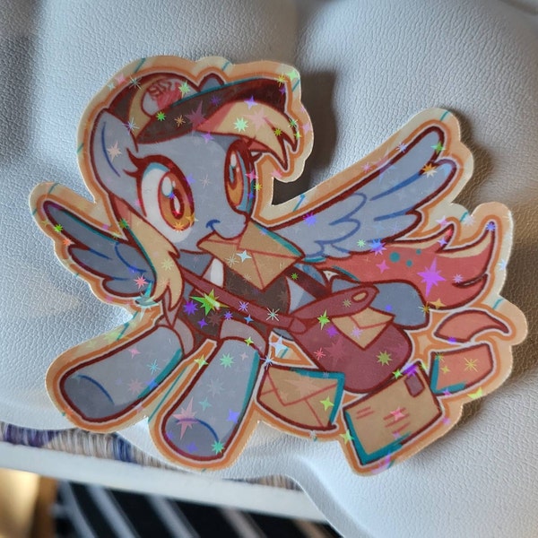 Mail Pony Vinyl Sticker - Etsy