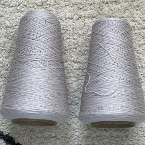 Silk Blend Gimp Yarn on Cone, Hasegawa Machine or Hand Knitting ...