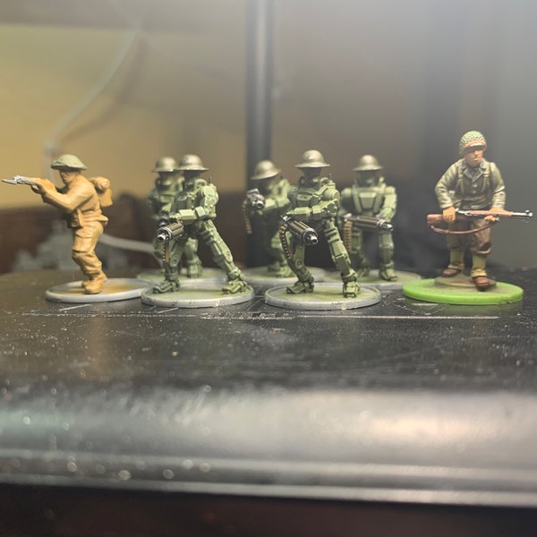 WW2 British Automaton Infantry Unit | Weird War II | Kyoushuneko - Etsy