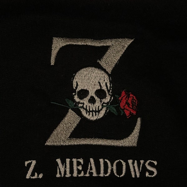 LICENSED Zade Meadows 'Z' Uniform Embroidered Sweatshirt Hoodie | Cat ...
