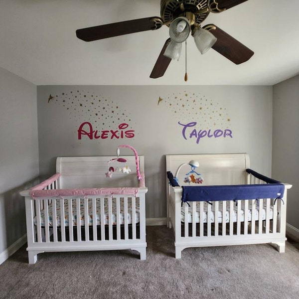 Personalized Girls Name Wall Decal Childrens Room Girls Bedroom Baby ...