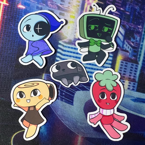 Dandy’s World - Main Character’s Roblox Game Stickers - Etsy