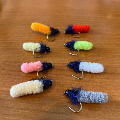 San Juan Worms Three Dozen Total Fly Fishing Trout Flies - Etsy