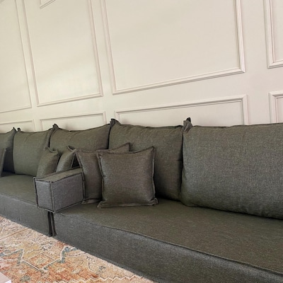 Custom Size Handmade Floor Couch: Oriental Floor Sofa, Yoga Sofa, Large ...