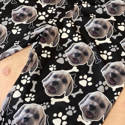 Dog Bones Photo Pants, Custom Photo Pajama Pants, Kids Face Pants,kids ...