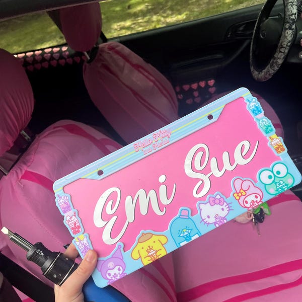 Custom License Plate Personalized Plate | Custom Car Tags | 20 Colors ...